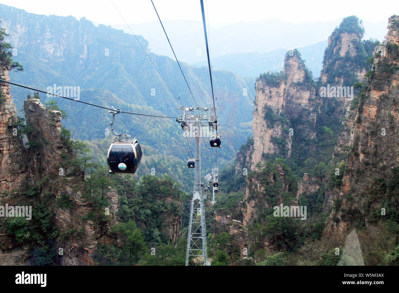 Landscape of the Zhangjiajie National Forest Park, a real Pandora world ...