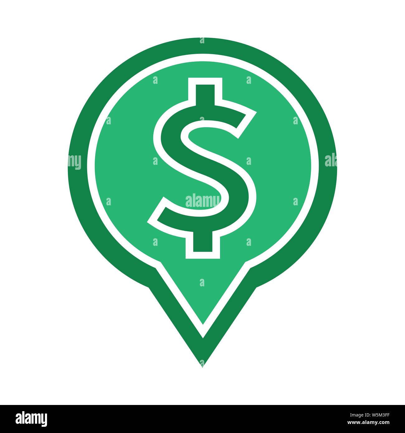 dollar money icon Stock Vector Image & Art - Alamy