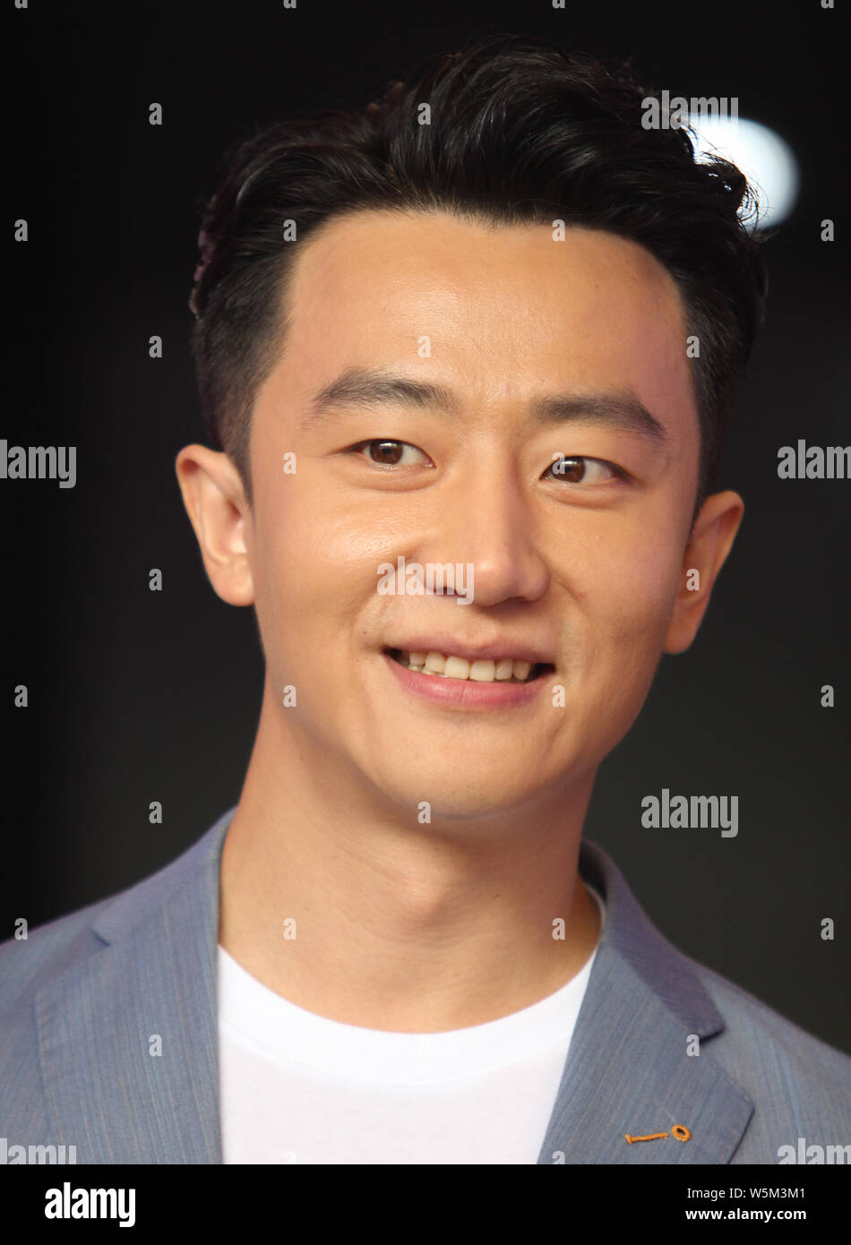 --FILE--Chinese actor Huang Xuan attends a commercial event in Wuhan ...