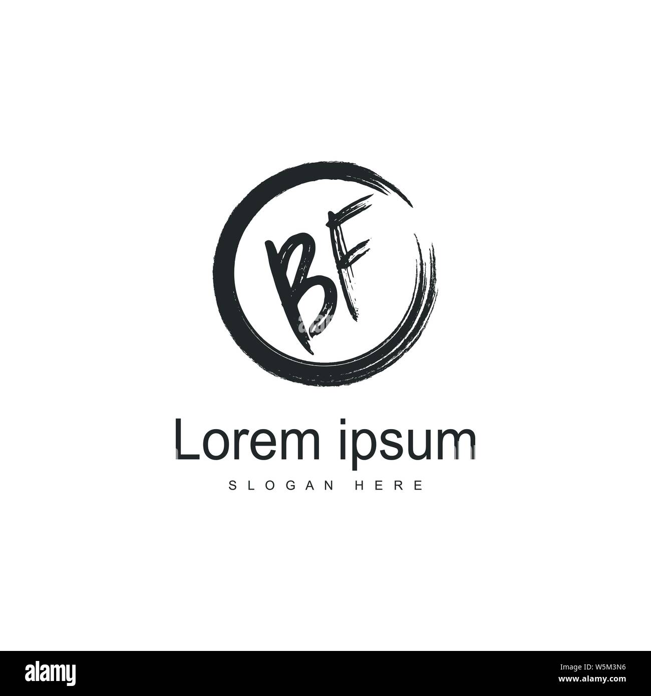 BF Letter Logo Design. Creative Modern BF Letters Icon Illustration ...