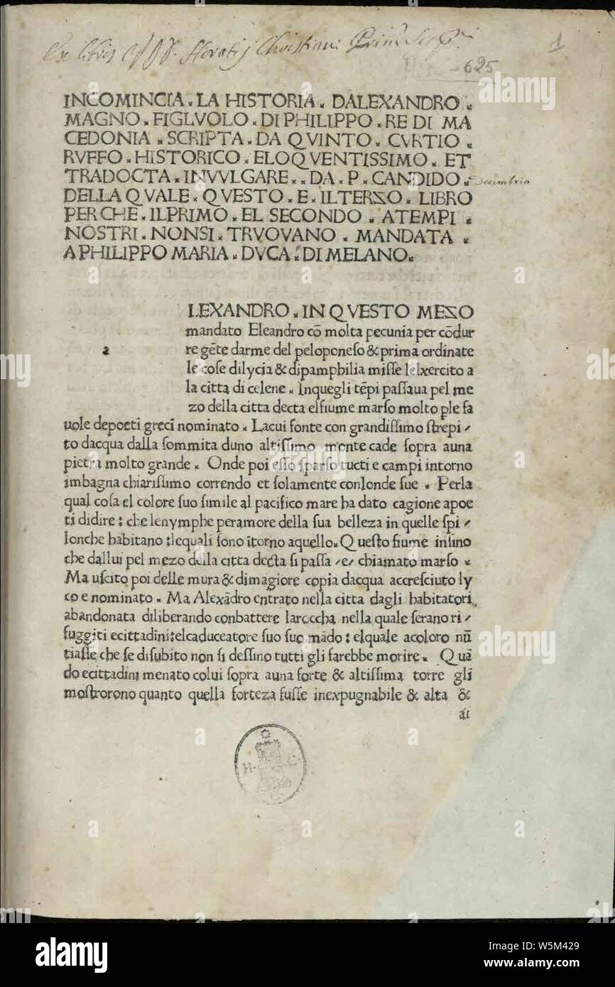 Curtius Rufus - Historiae Alexandri Magni, Anno MCCCCLXXVIII - 468210 ...