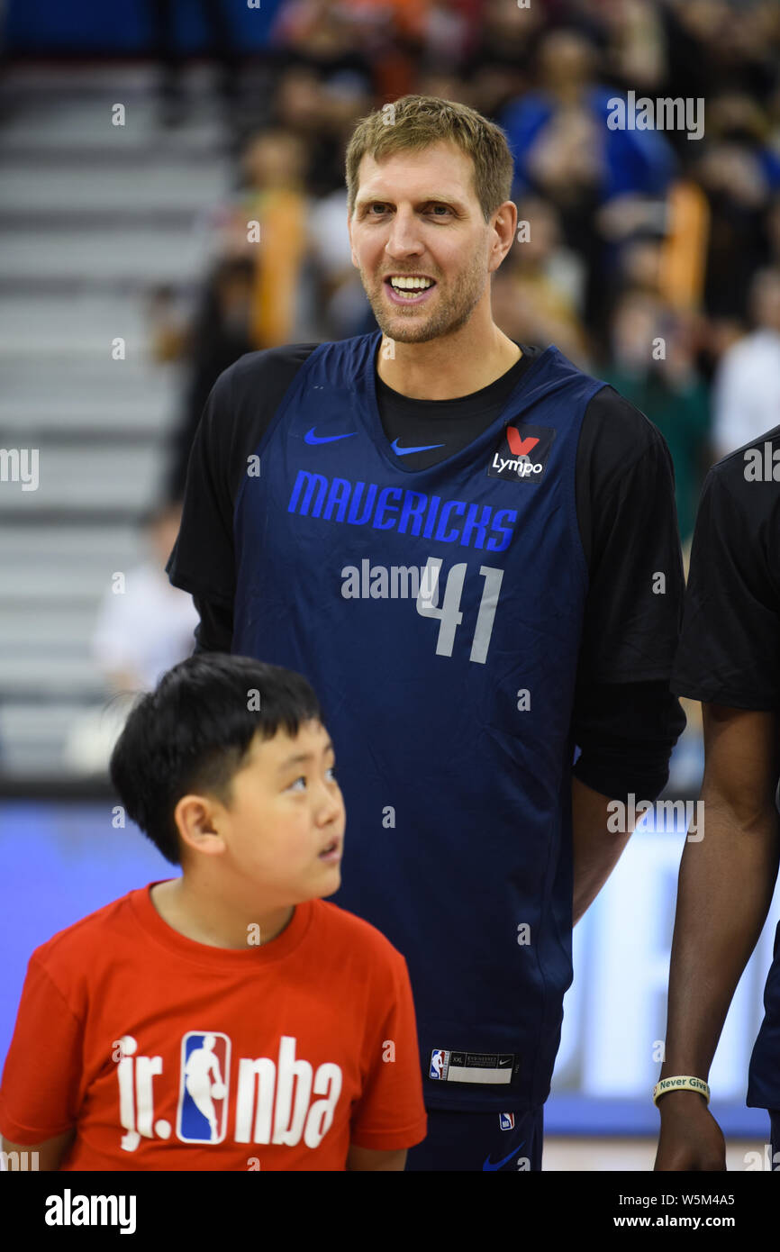 --FILE--German basketball player Dirk Nowitzki attends the seventh ...