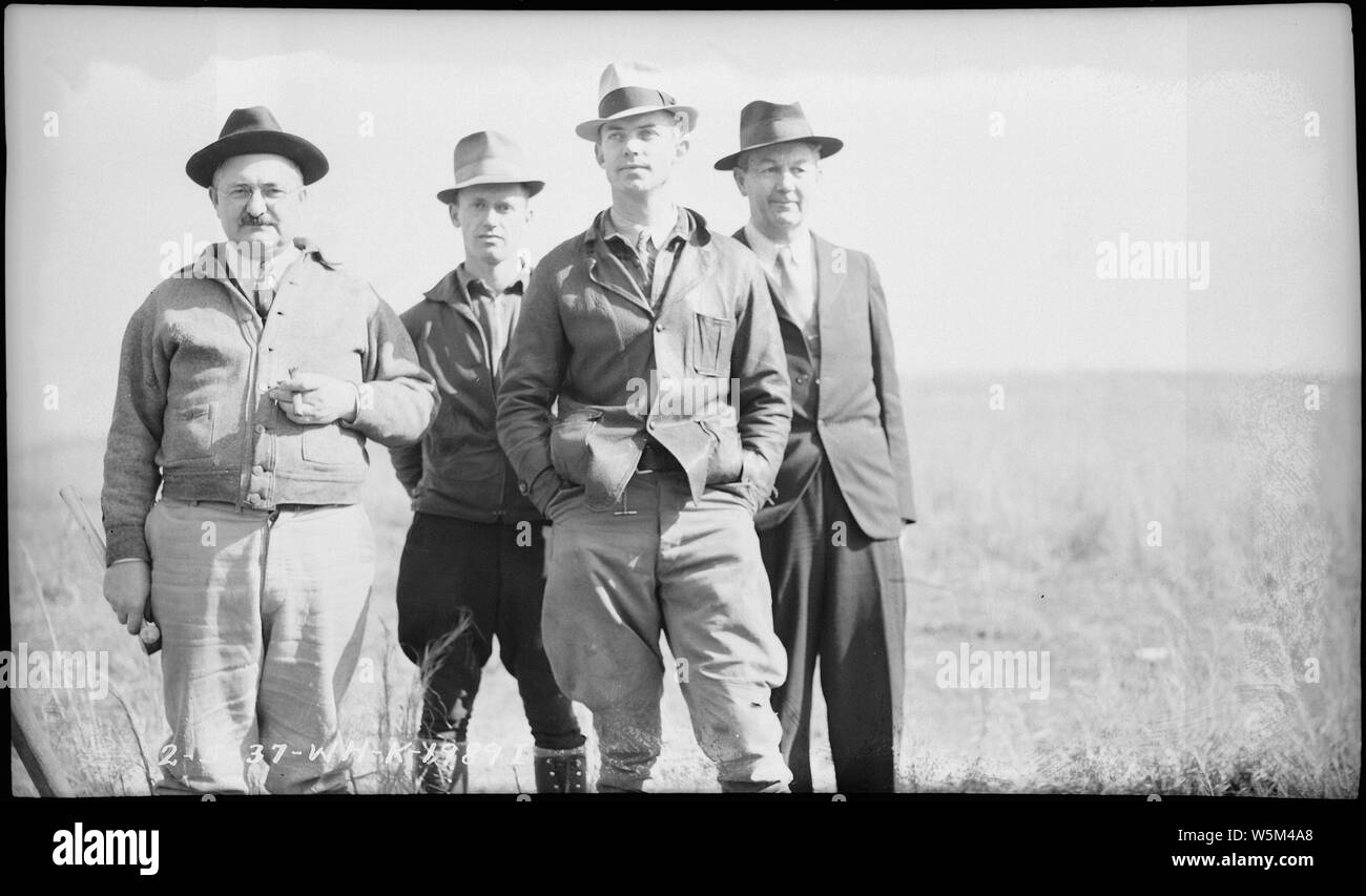 Dr. H.A. Curtis, Mr. Frasier, L.C. Fleming, and Howard Howie at the ...