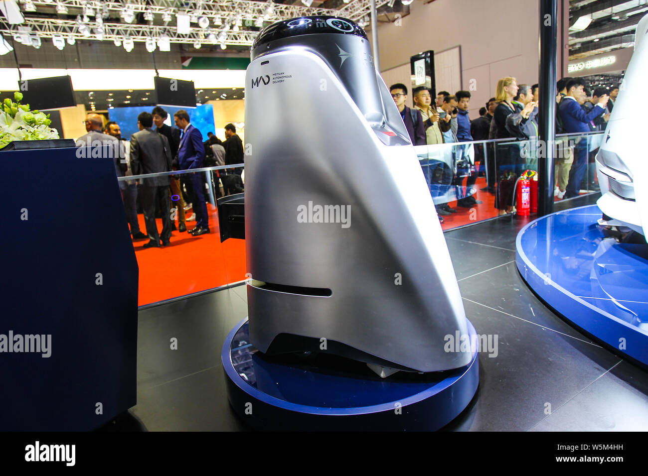 View of the Space-Pod, a robot that can deliver takeout food even ...