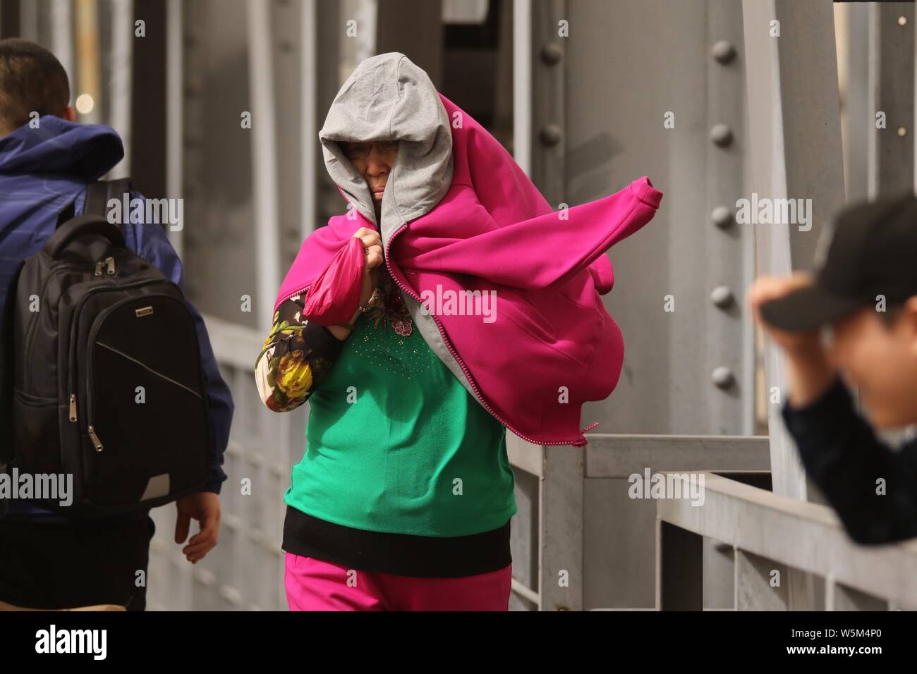 Hat in air wind hi-res stock photography and images - Alamy