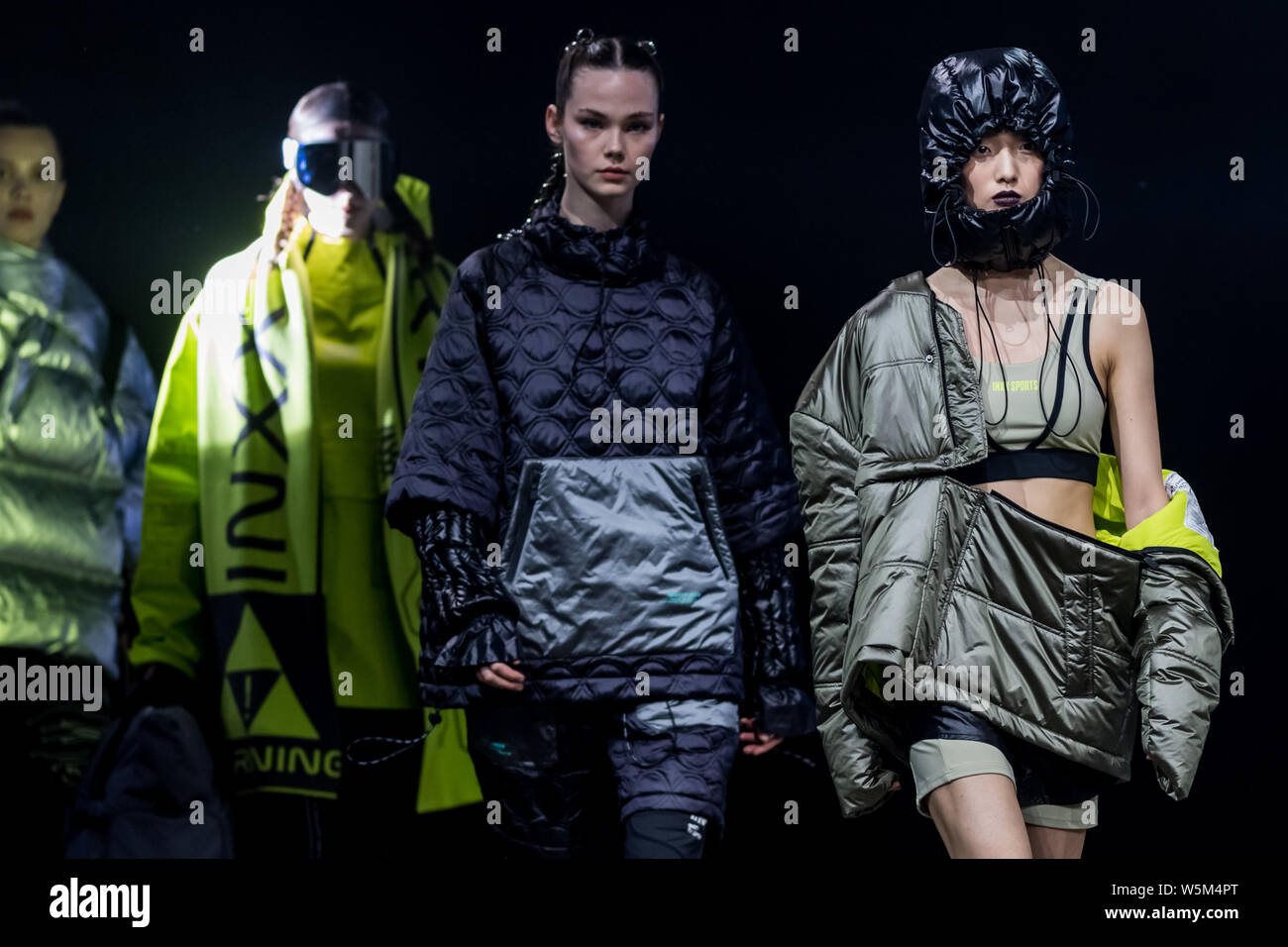 Models display new creations during the 2019 Fall/Winter Inxx fashion ...