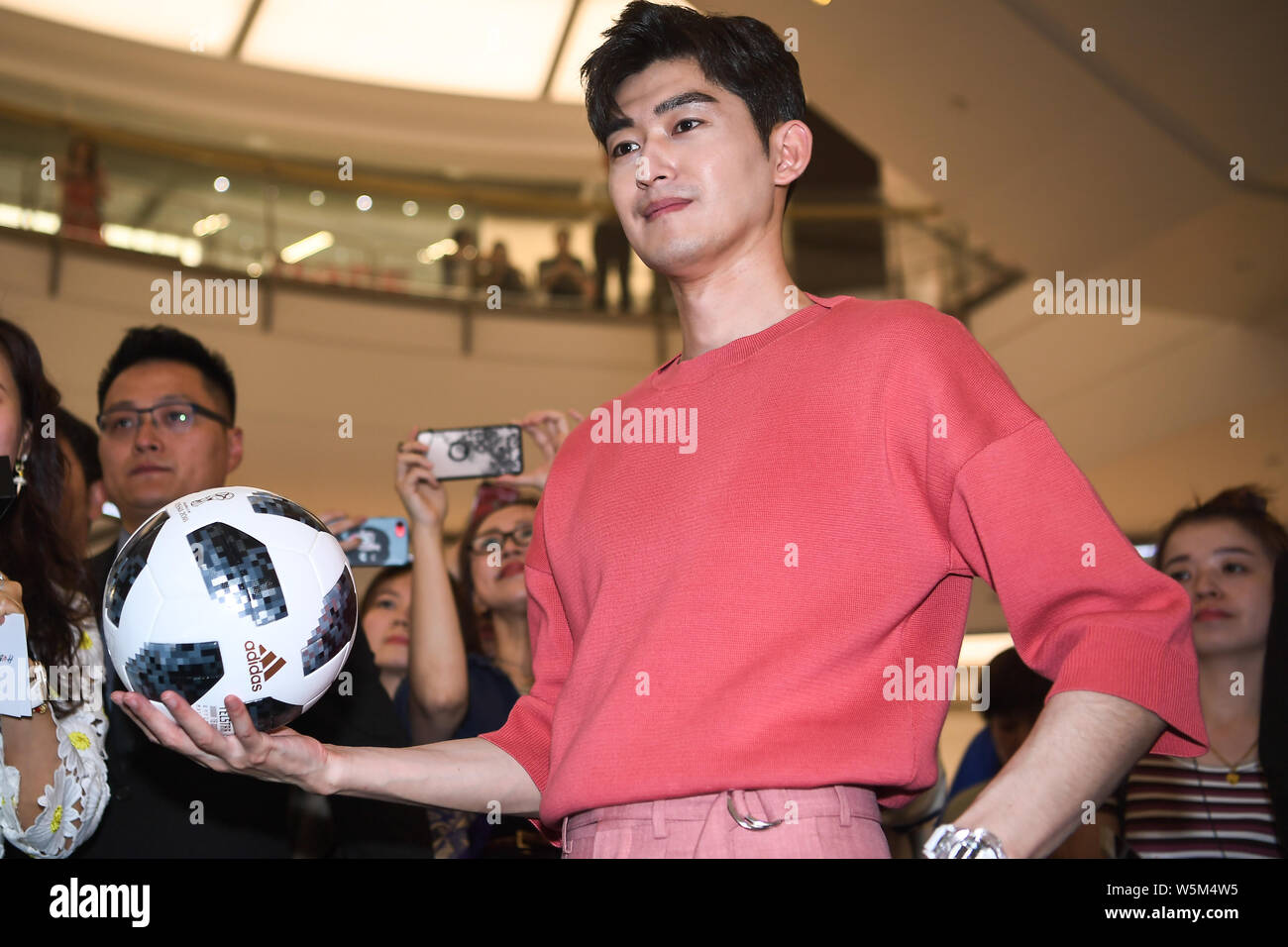 --FILE--Chinese actor Zhang Han attends a promotional event by ...
