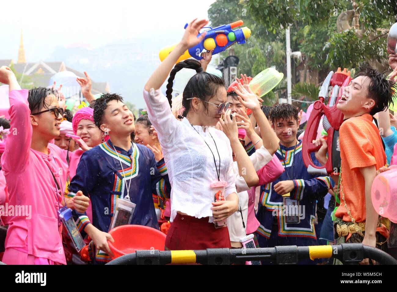Water splashing festival in china hi-res stock photography and images ...