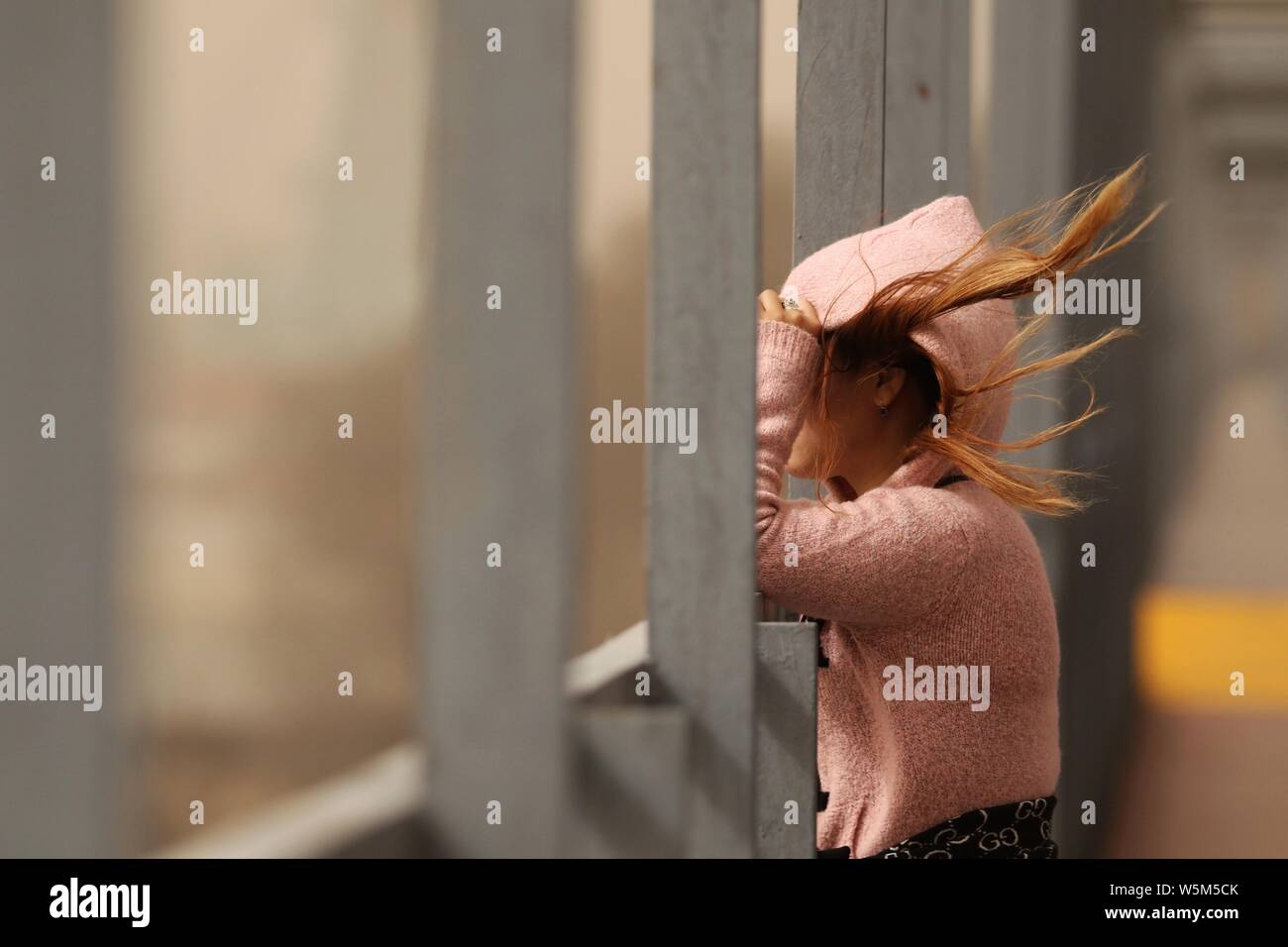 Hat in air wind hi-res stock photography and images - Alamy