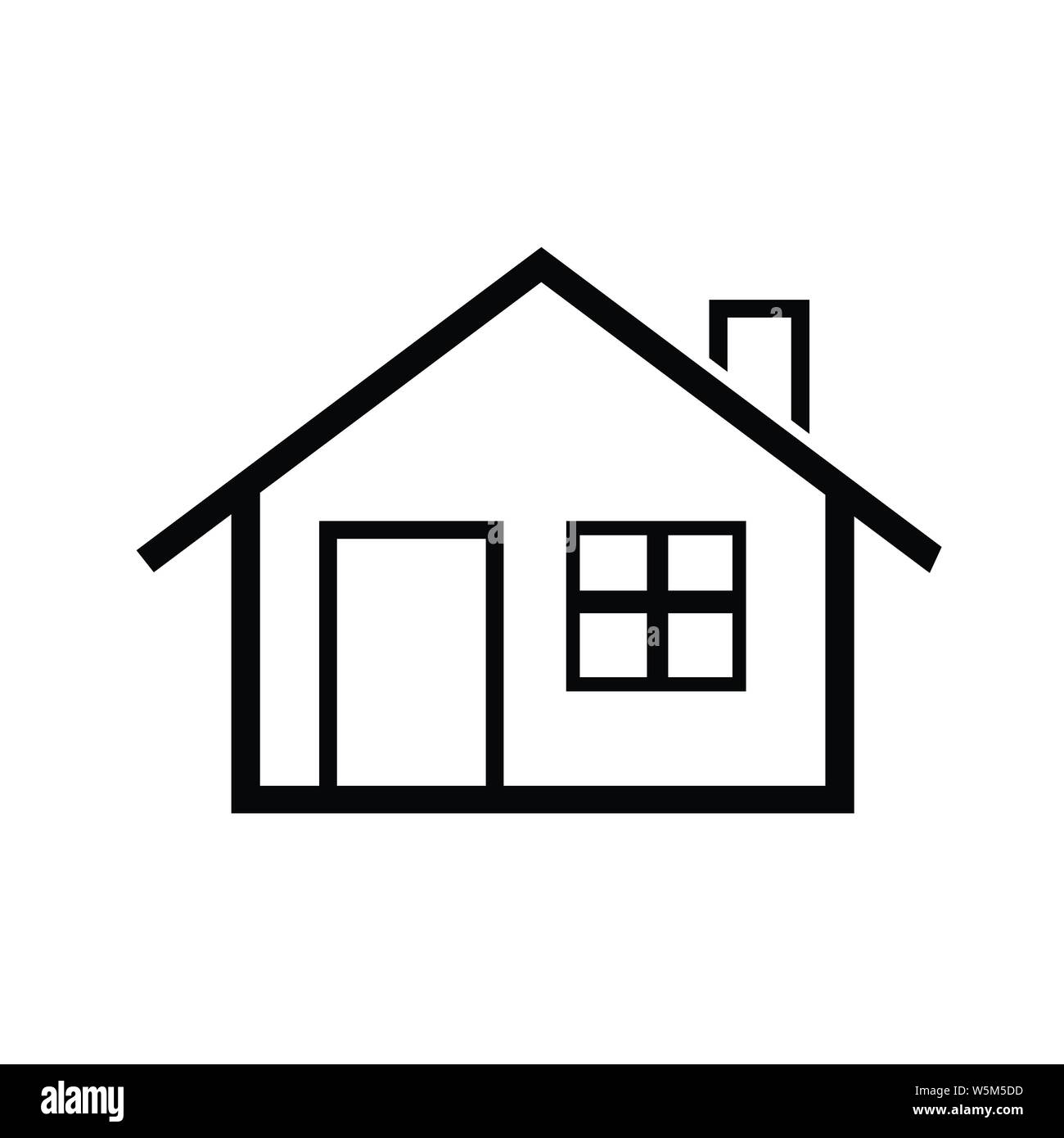 home icon simple symbol Stock Vector Image & Art - Alamy