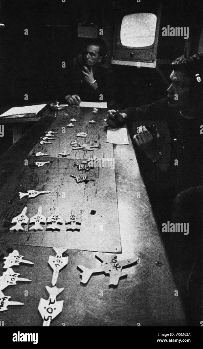 CVA-31 flight deck org NAN6-68 Stock Photo - Alamy