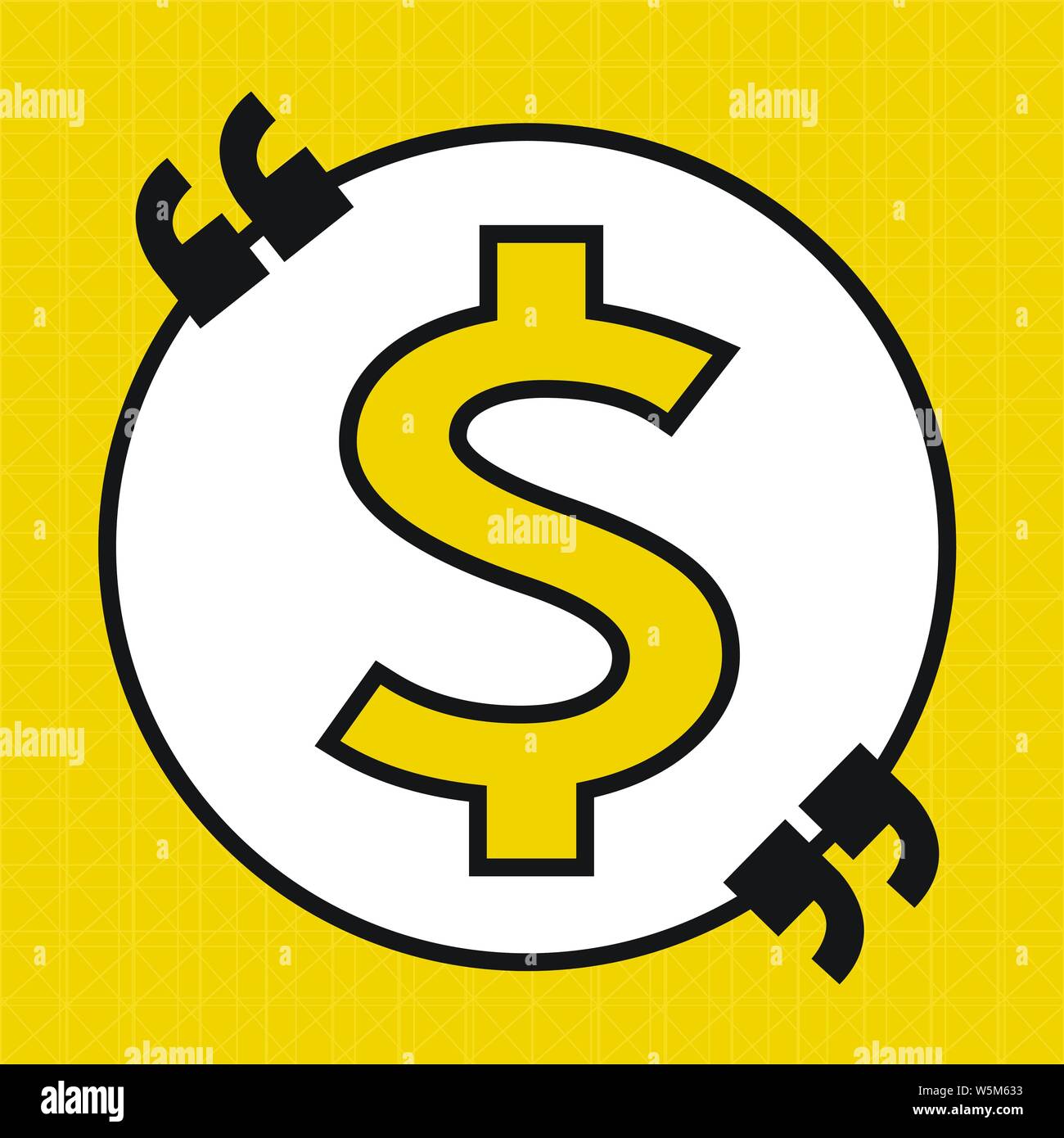 Dollar sign money icon Stock Vector Image & Art - Alamy