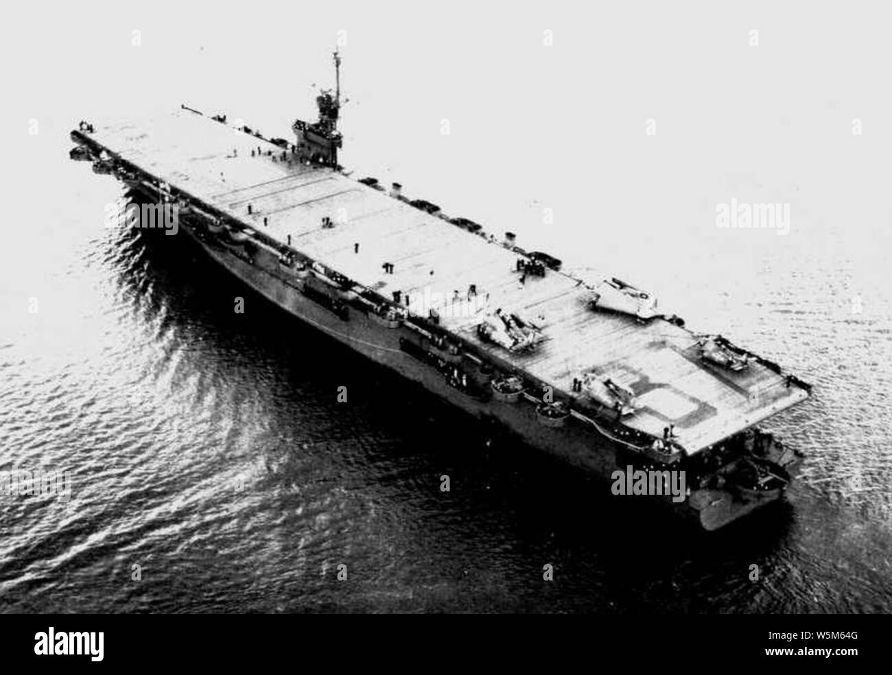 CVE-87 USS Steamer Bay Stock Photo - Alamy
