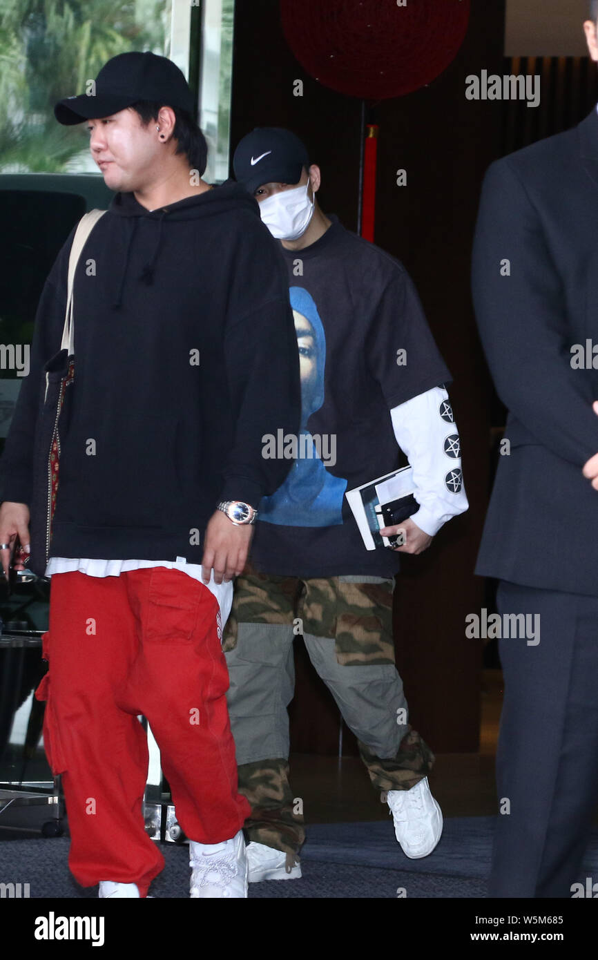 JB and Yugyeom of South Korean duo Jus2, the second Got7 sub unit ...