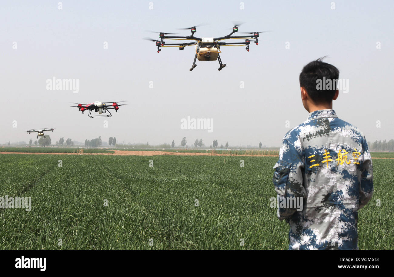 --FILE--Unmanned aerial vehicles (UAV), or drones, are remote ...