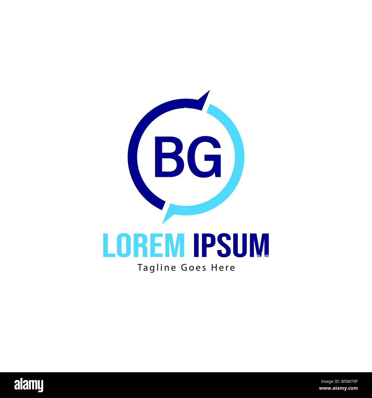 Bg logo design hi-res stock photography and images - Alamy
