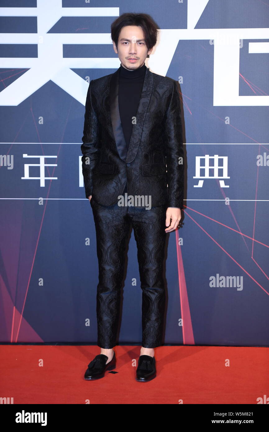 --FILE--Hong Kong actor Wallace Chung or Chung Hon-leung arrives on the ...