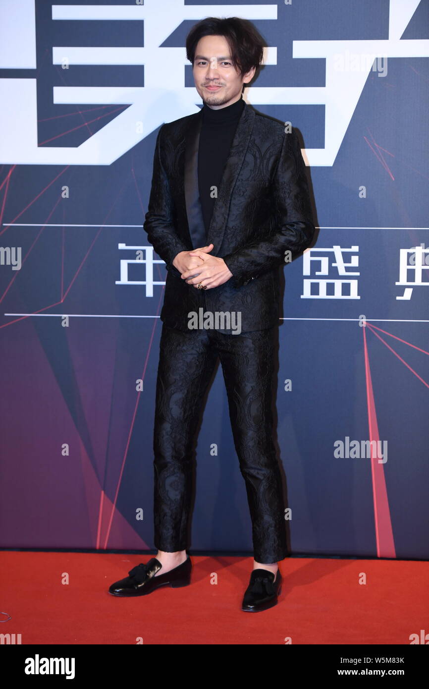 --FILE--Hong Kong actor Wallace Chung or Chung Hon-leung arrives on the ...