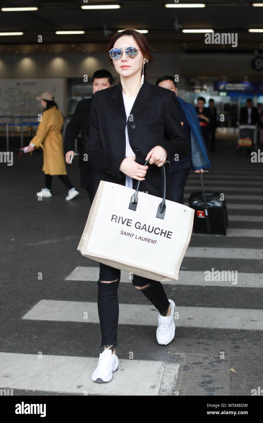 Chinese actress Huang Mengying or Maggie Huang arrives at the Beijing ...