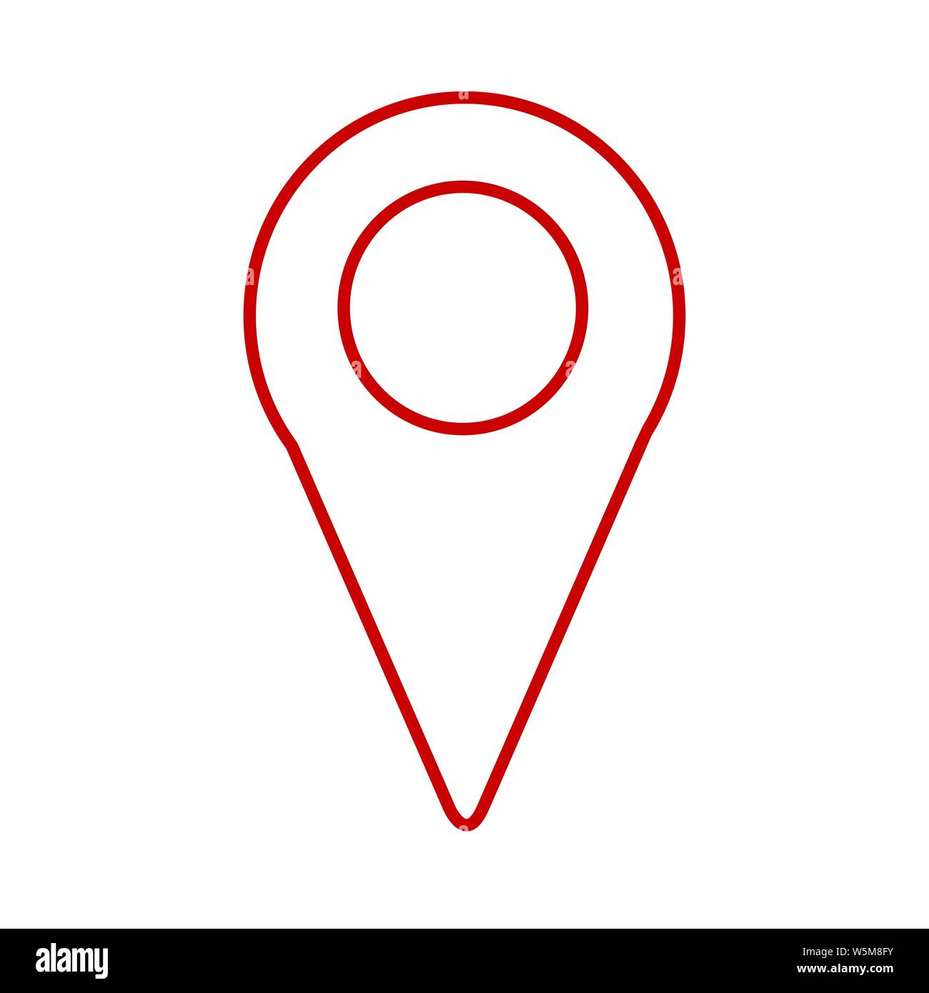 location pin icon Stock Vector Image & Art - Alamy