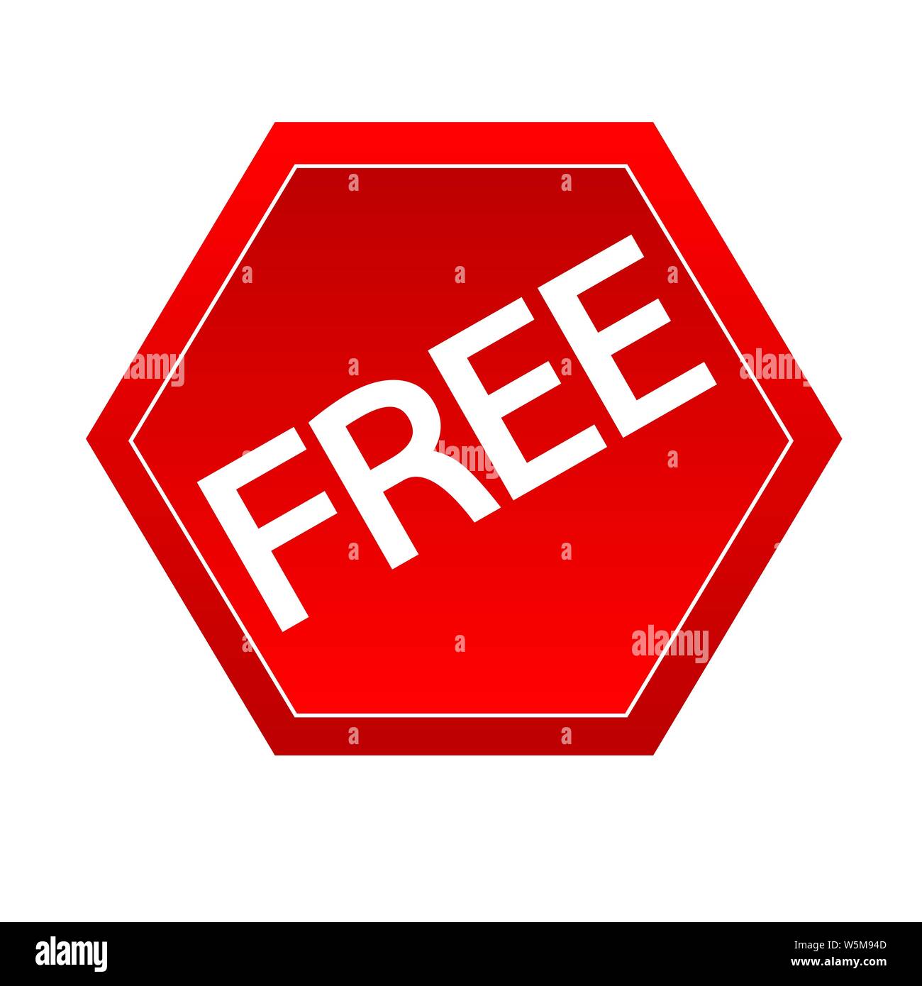 sign button free icon Stock Vector Image & Art - Alamy