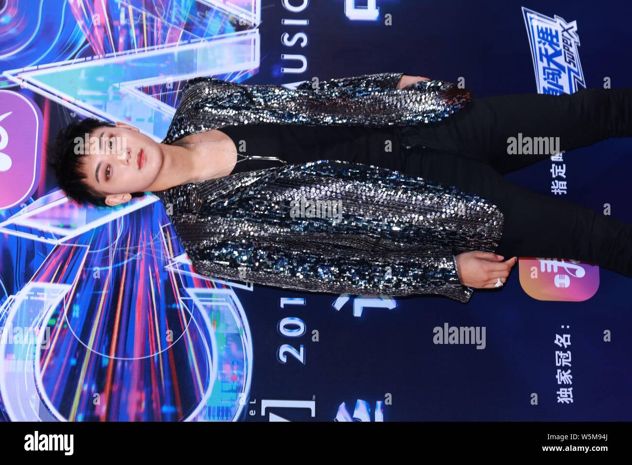 Chinese actor Huang Zitao, better known as Z.Tao poses as he arrives on ...