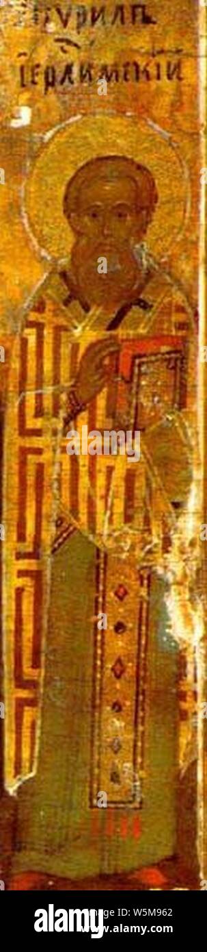 Cyril jerusalem hi-res stock photography and images - Alamy