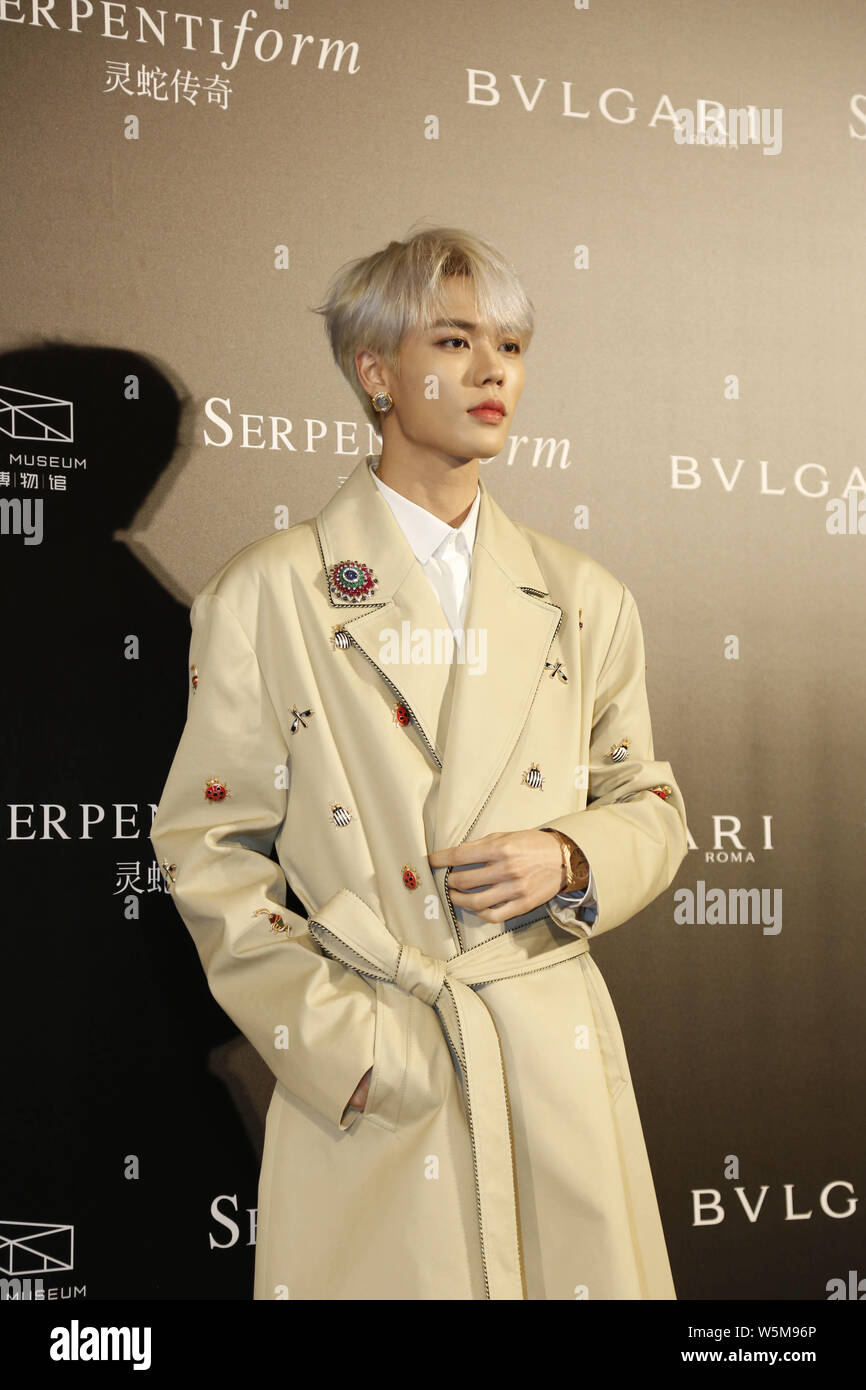 Taiwanese singer Lin Yanjun, also known as Evan Lin, of Chinese boy ...