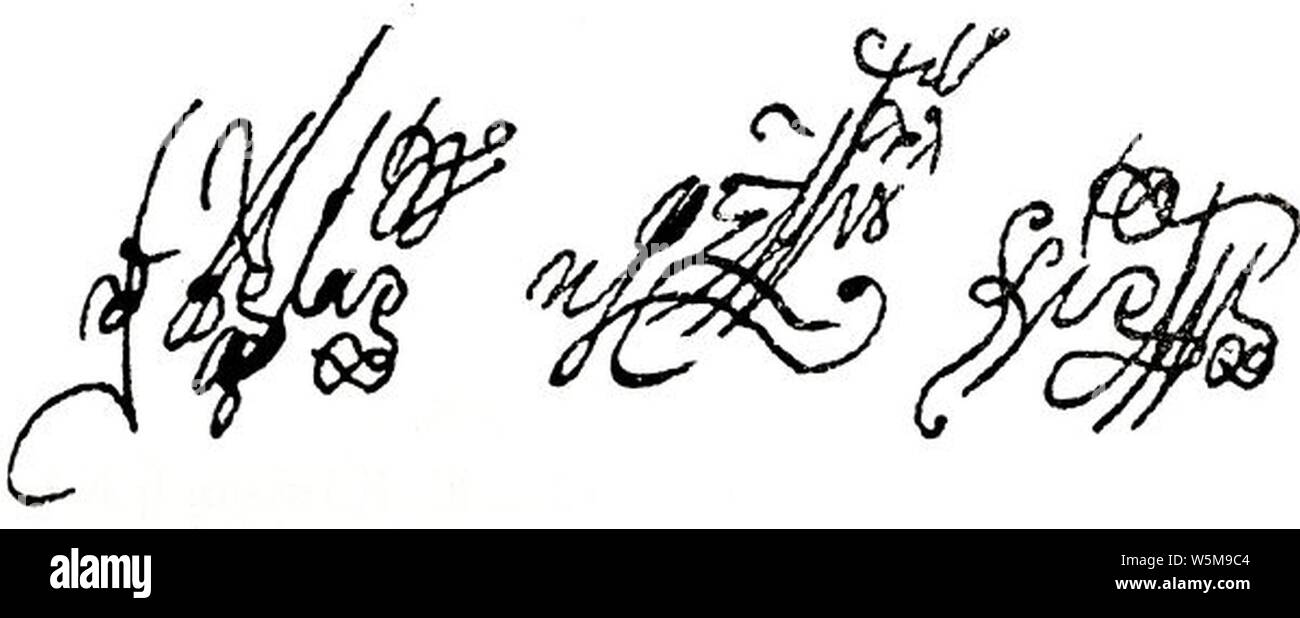 Cyril VI sign Stock Photo - Alamy