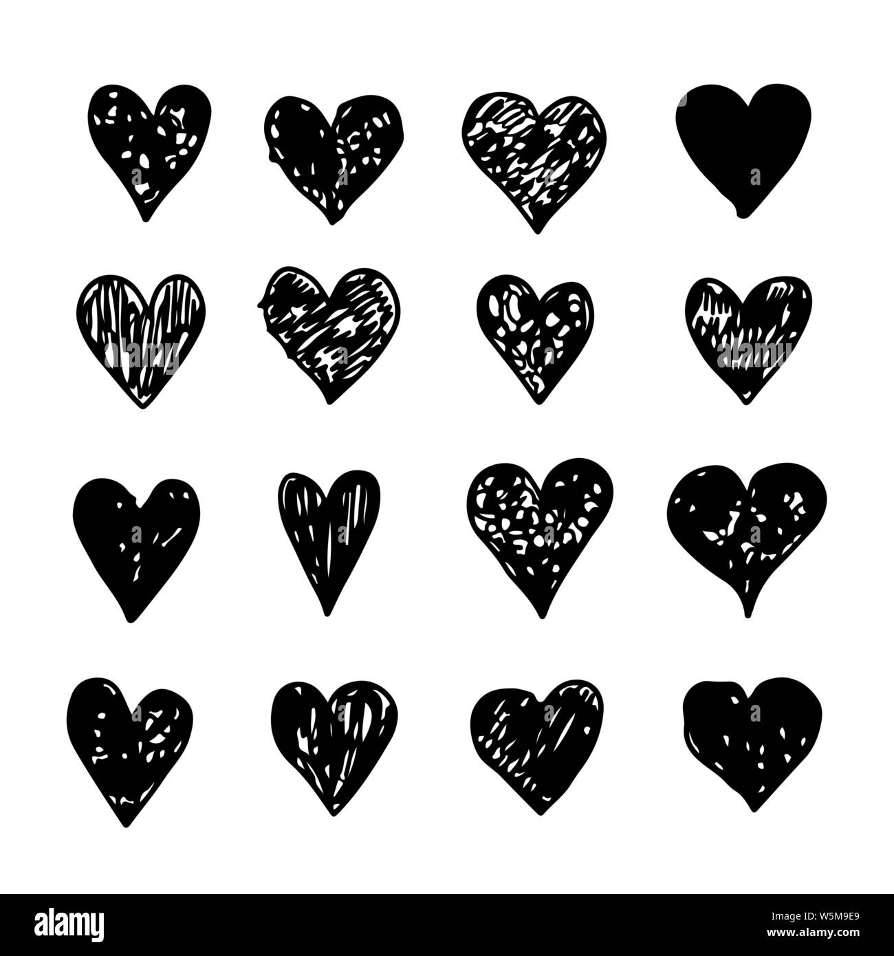 hand draw heart icon Stock Vector Image & Art - Alamy