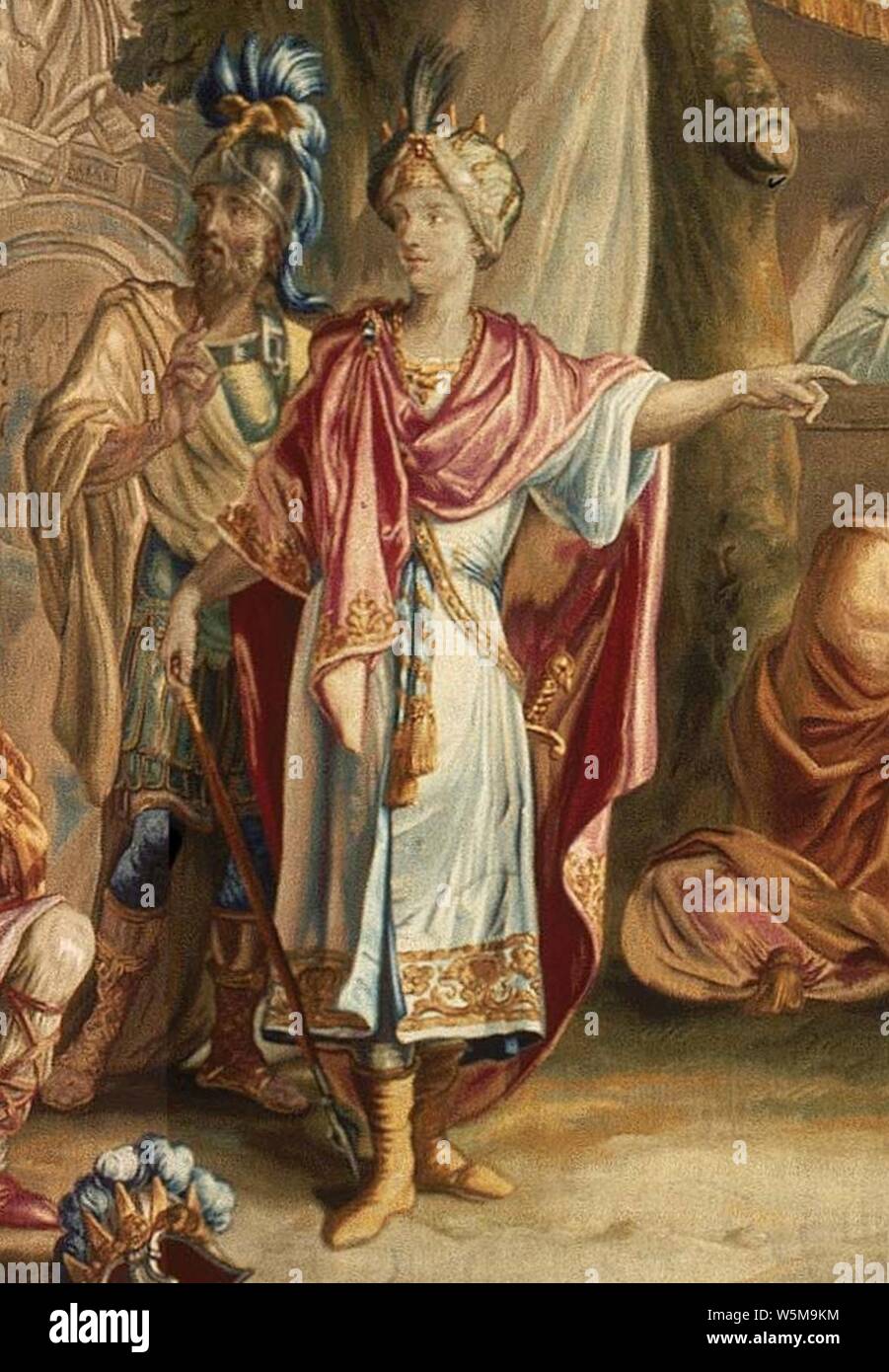 Cyrus the Great with General Harpagus (18th century Stock Photo - Alamy