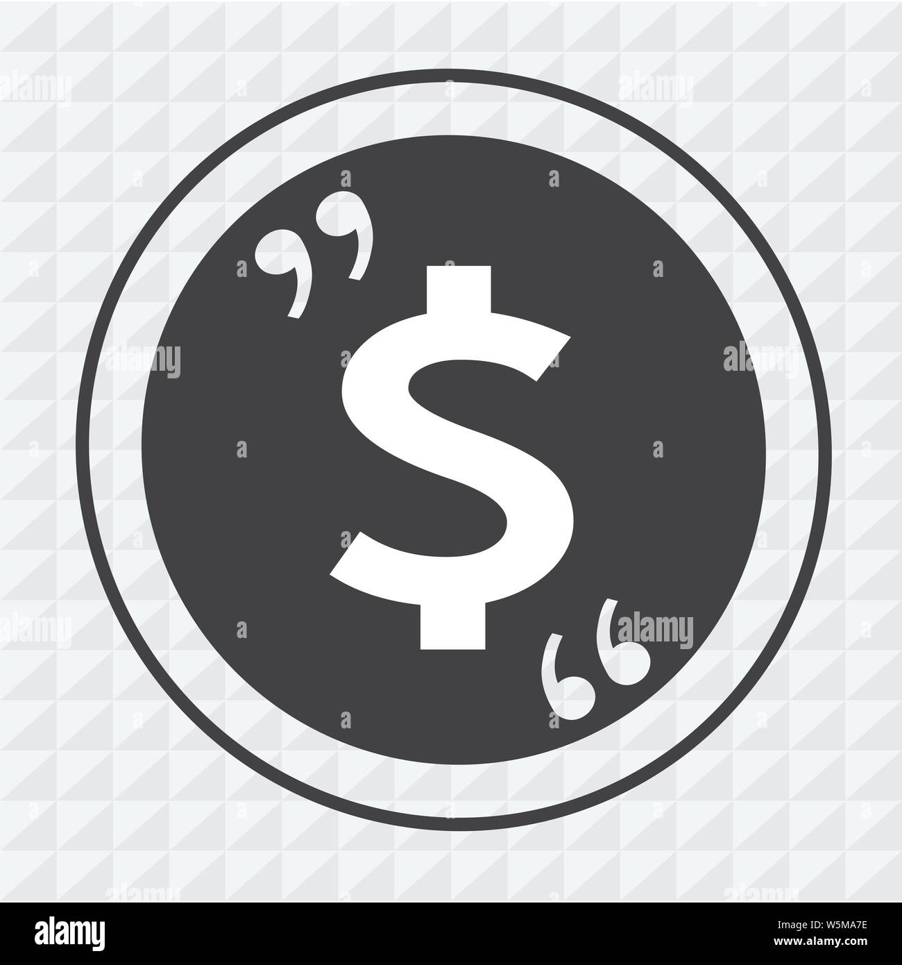 Dollar sign money icon Stock Vector Image & Art - Alamy
