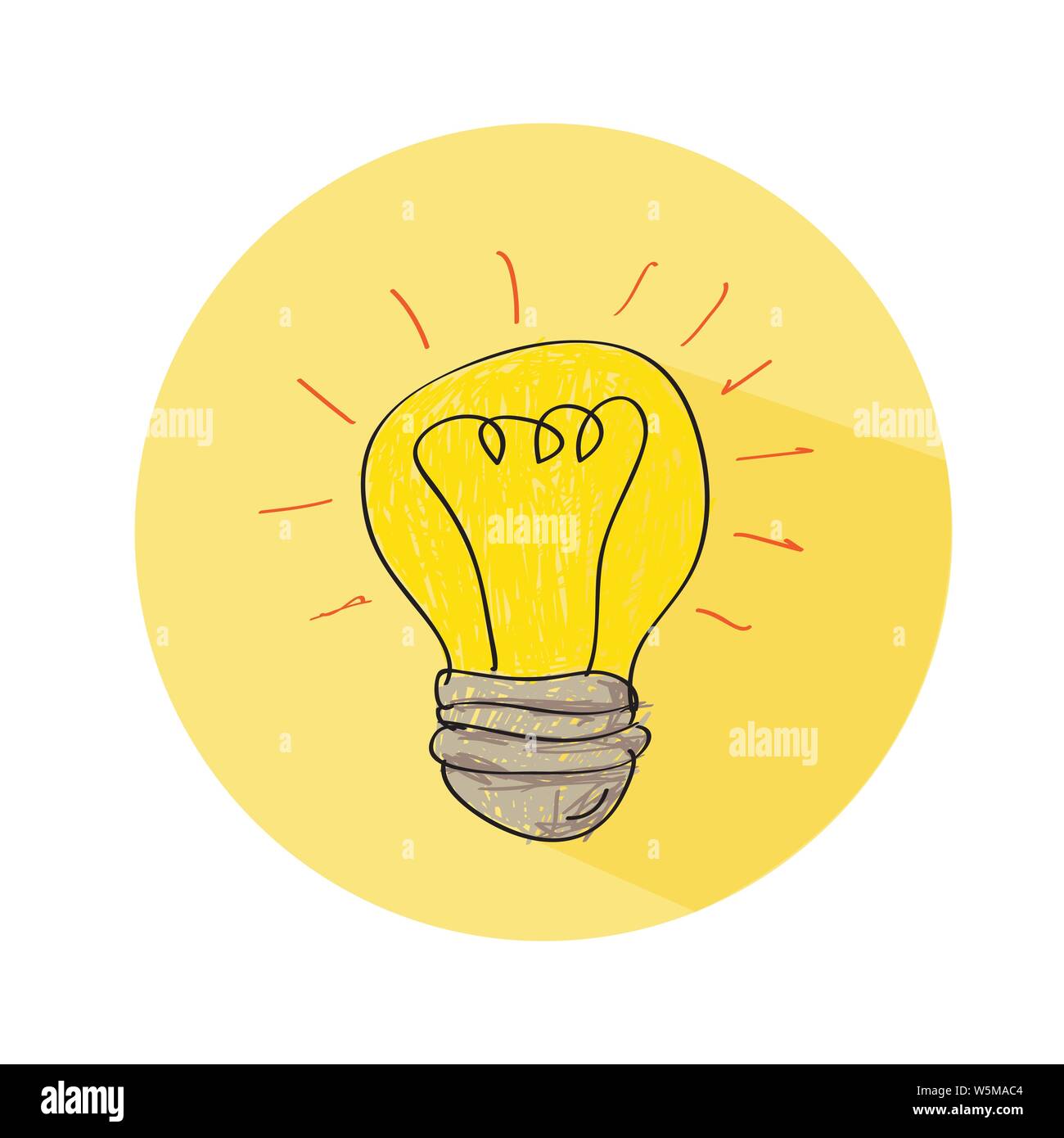Light bulb icon Stock Vector Image & Art - Alamy