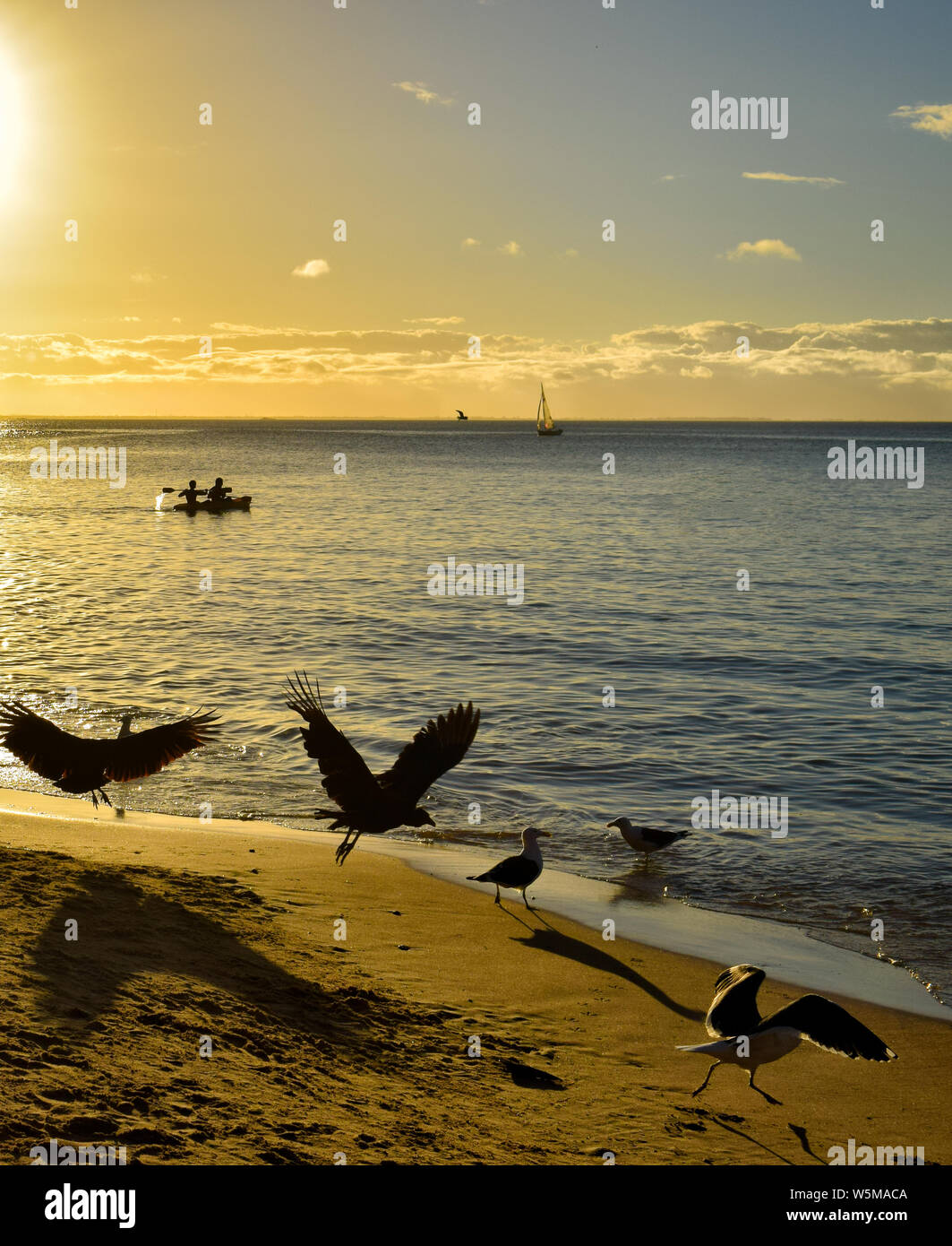 Sunset in Buzios Stock Photo - Alamy