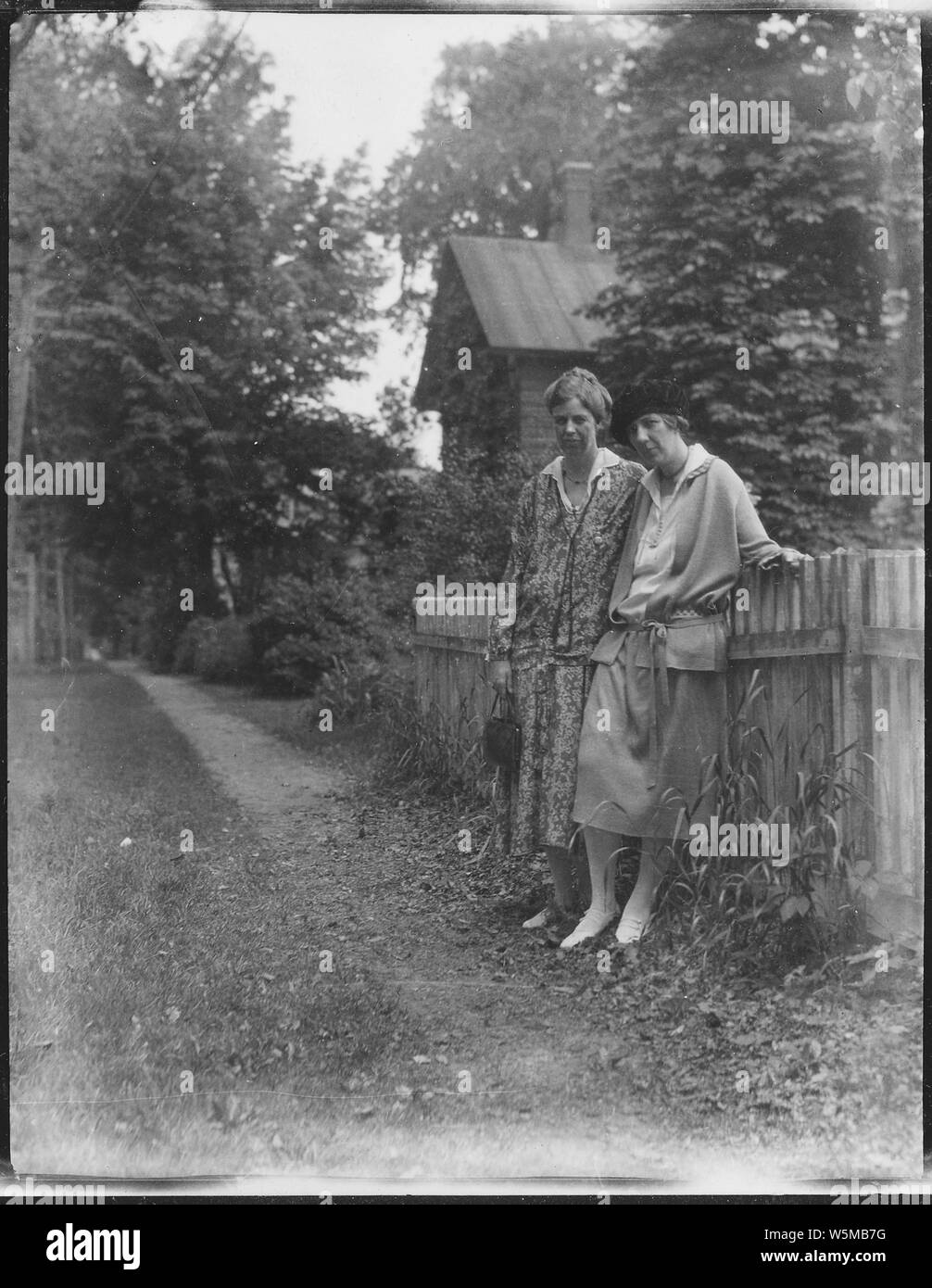 Eleanor roosevelt and marian dickerman in marion hi-res stock ...