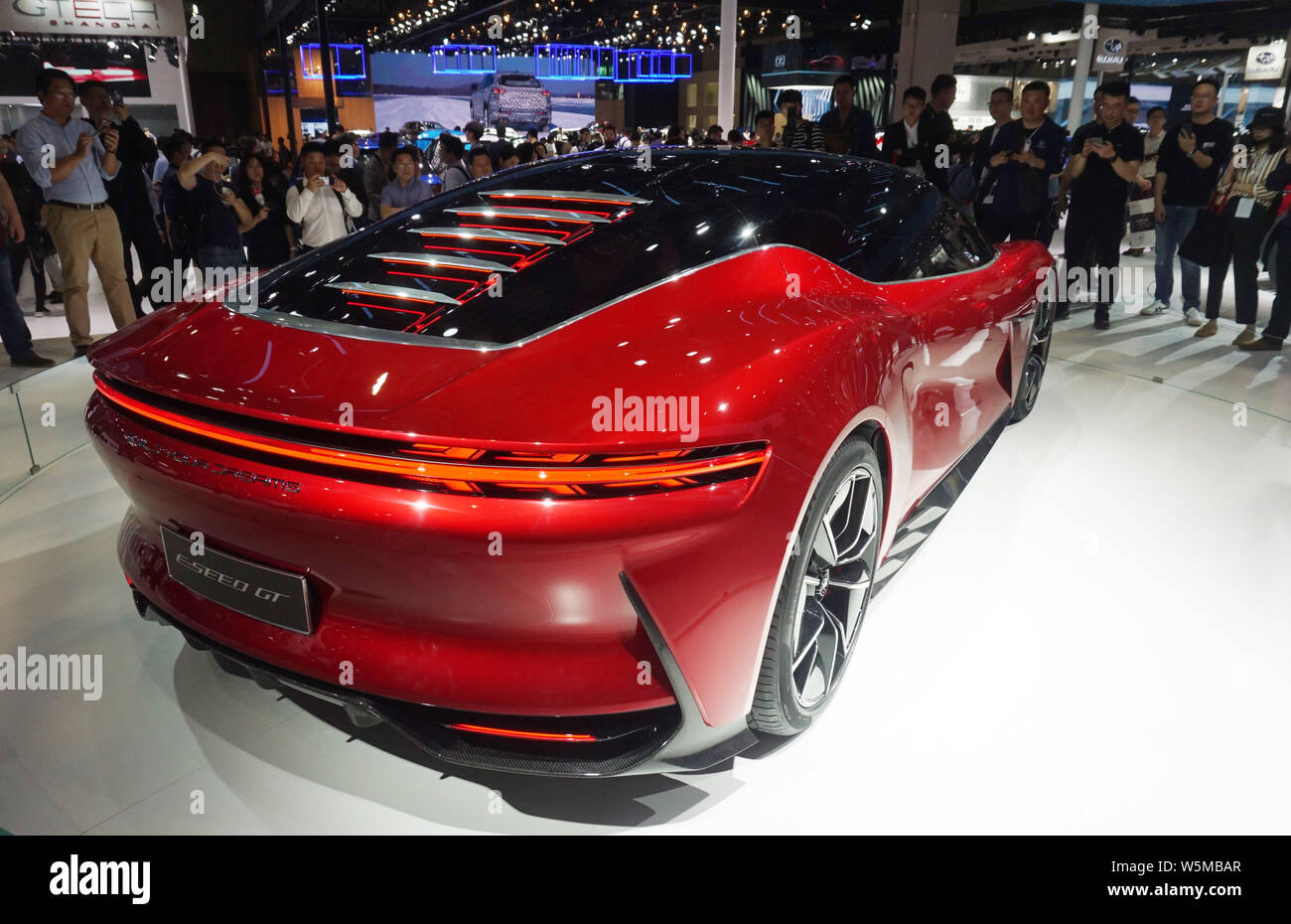 A BYD E-SEED GT All-Electric Supercar is displayed during the 18th ...
