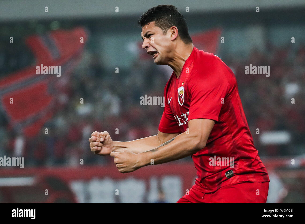 Brazilian football player Elkeson de Oliveira Cardoso, or simply ...