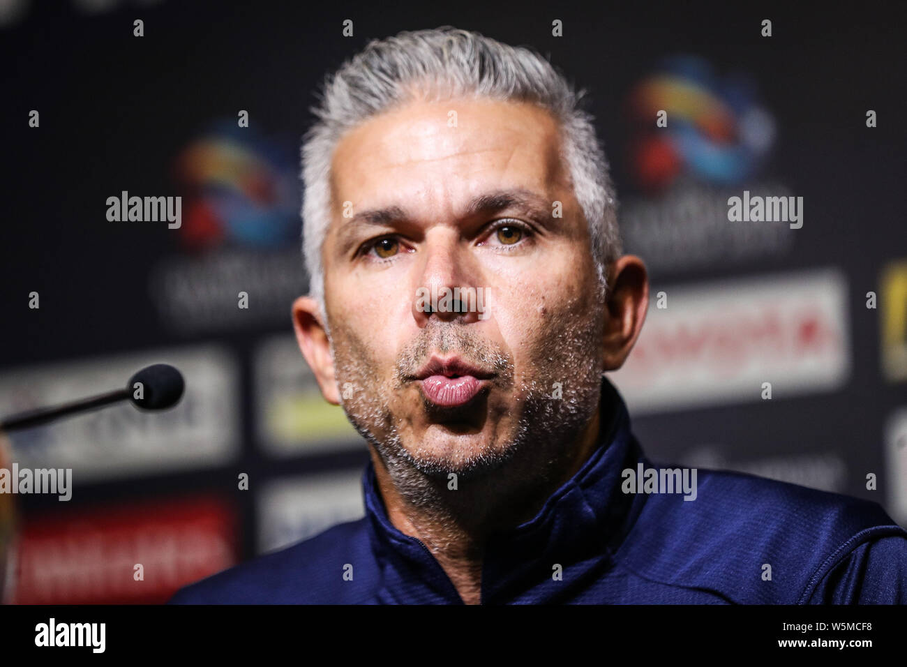 Head coach Steve Corica of Australia's Sydney FC attends a press ...