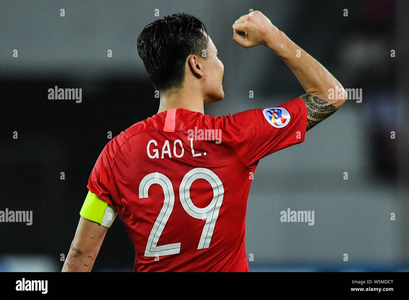 Gao Lin of China's Guangzhou Evergrande celebrates after scoring ...