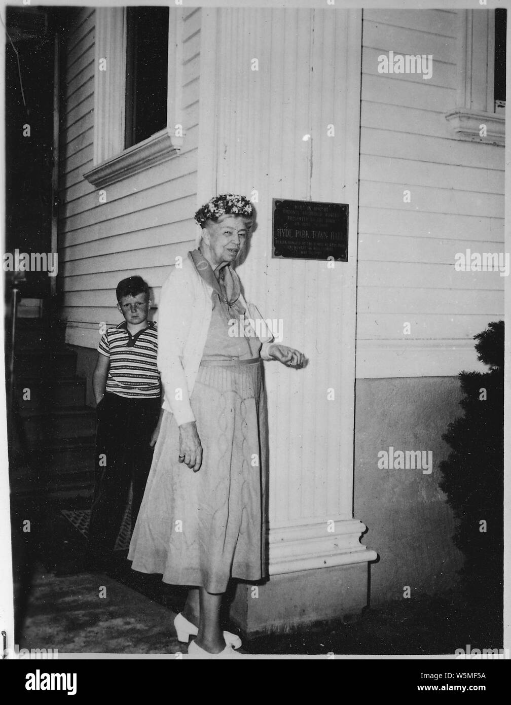 Eleanor roosevelt hyde park Black and White Stock Photos & Images - Alamy