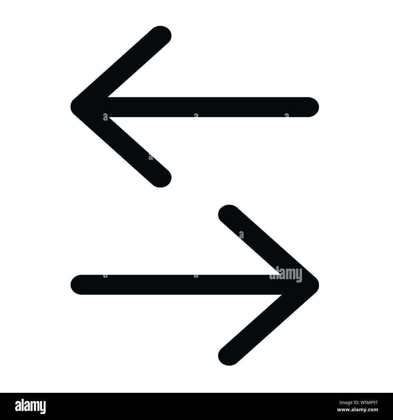 Arrow Icon vector Stock Vector Image & Art - Alamy