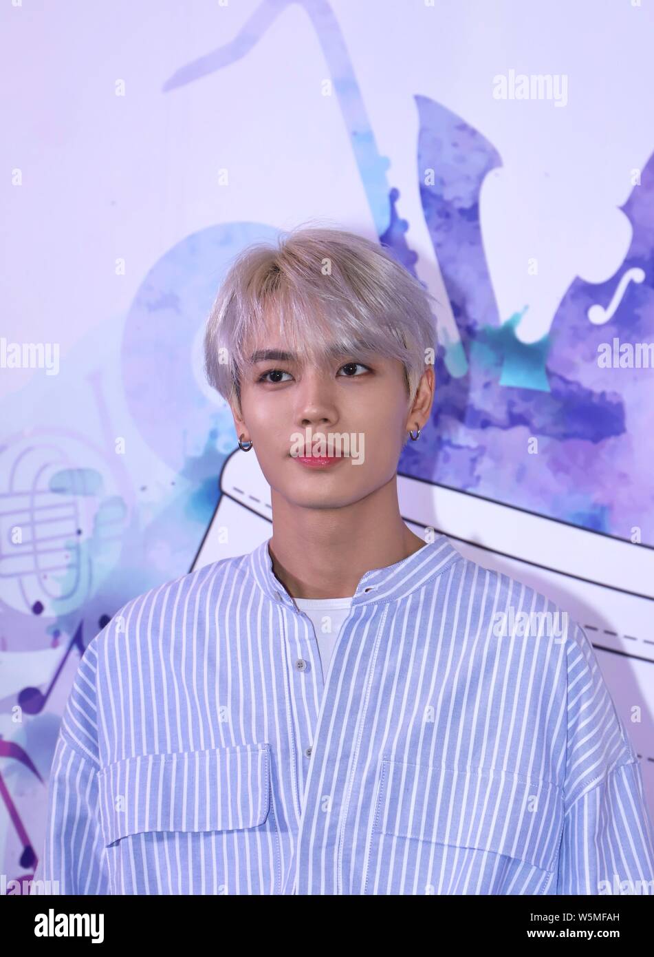 Taiwanese singer Lin Yanjun, also known as Evan Lin, attends a Superga ...