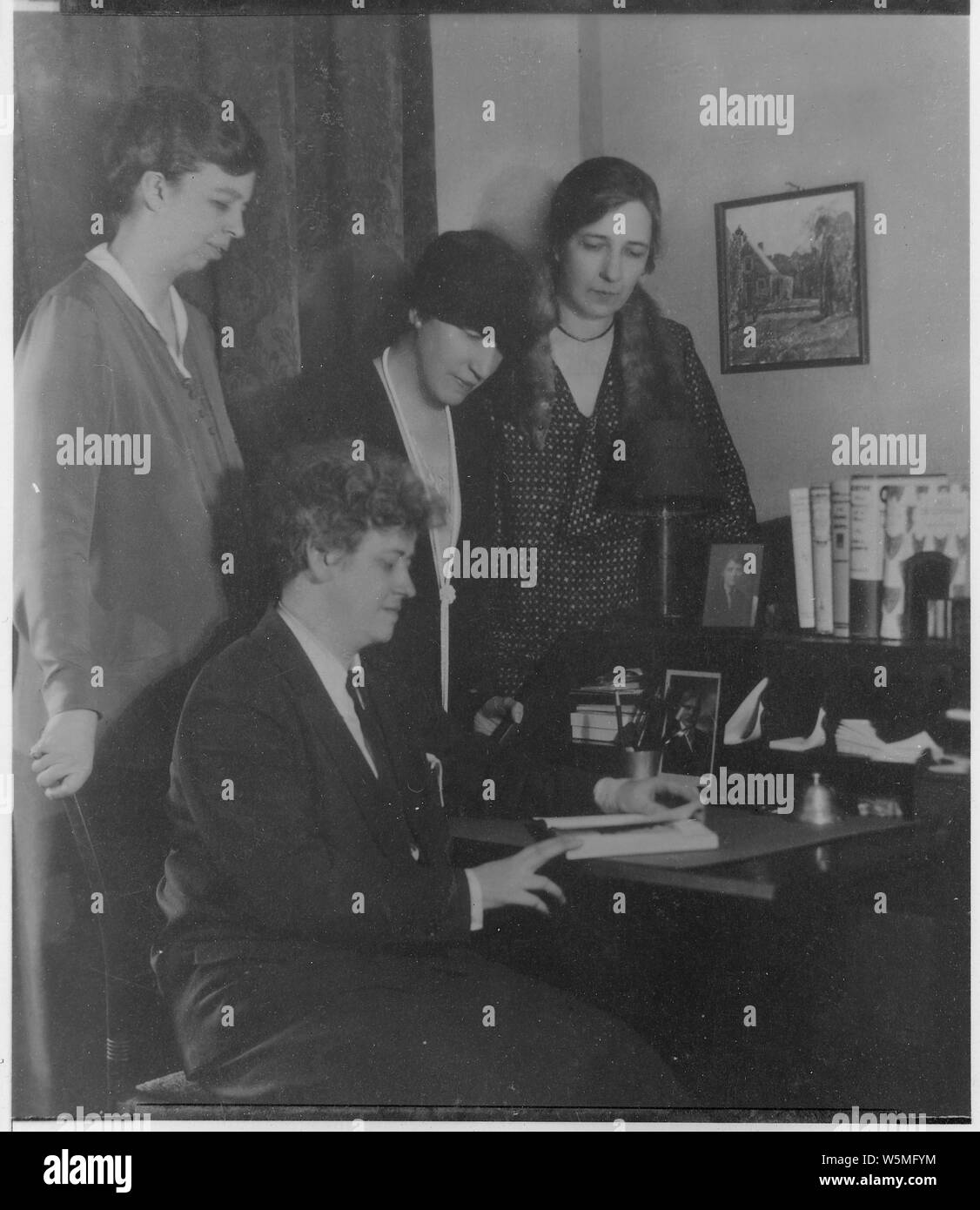 Eleanor Roosevelt, Nancy Cook, Caroline O'Day, Marian Dickerman in New ...