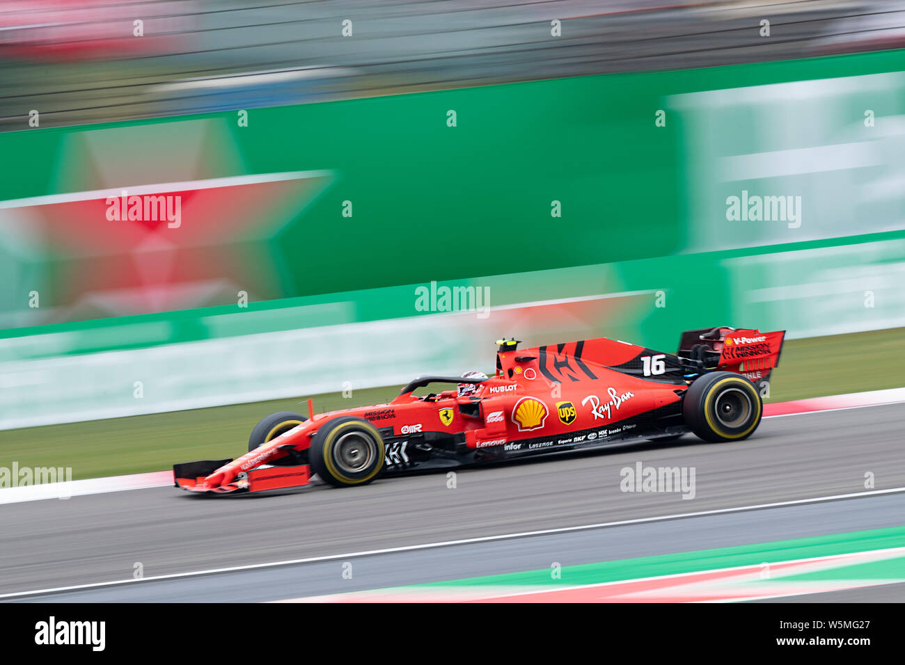 Monegasque Formula One driver Charles Leclerc of Scuderia Ferrari ...