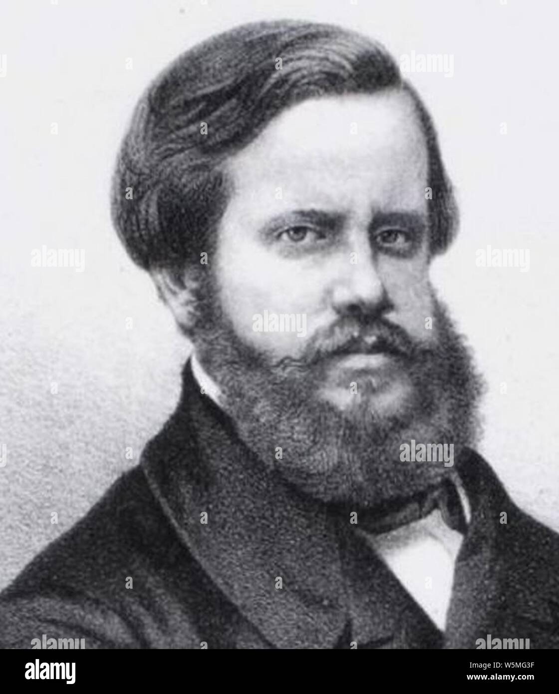 D. Pedro II litografia (cropped-2 Stock Photo - Alamy