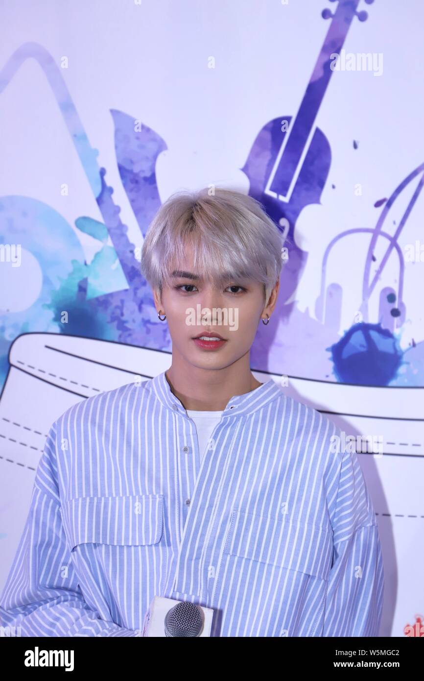 Taiwanese singer Lin Yanjun, also known as Evan Lin, attends a Superga ...