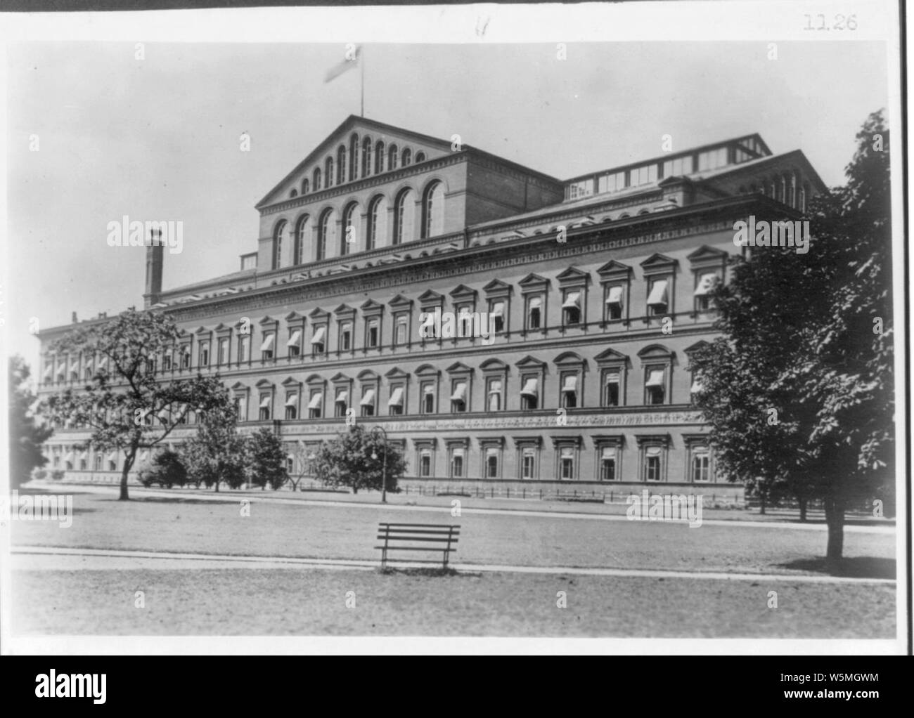 Across park Black and White Stock Photos & Images - Alamy