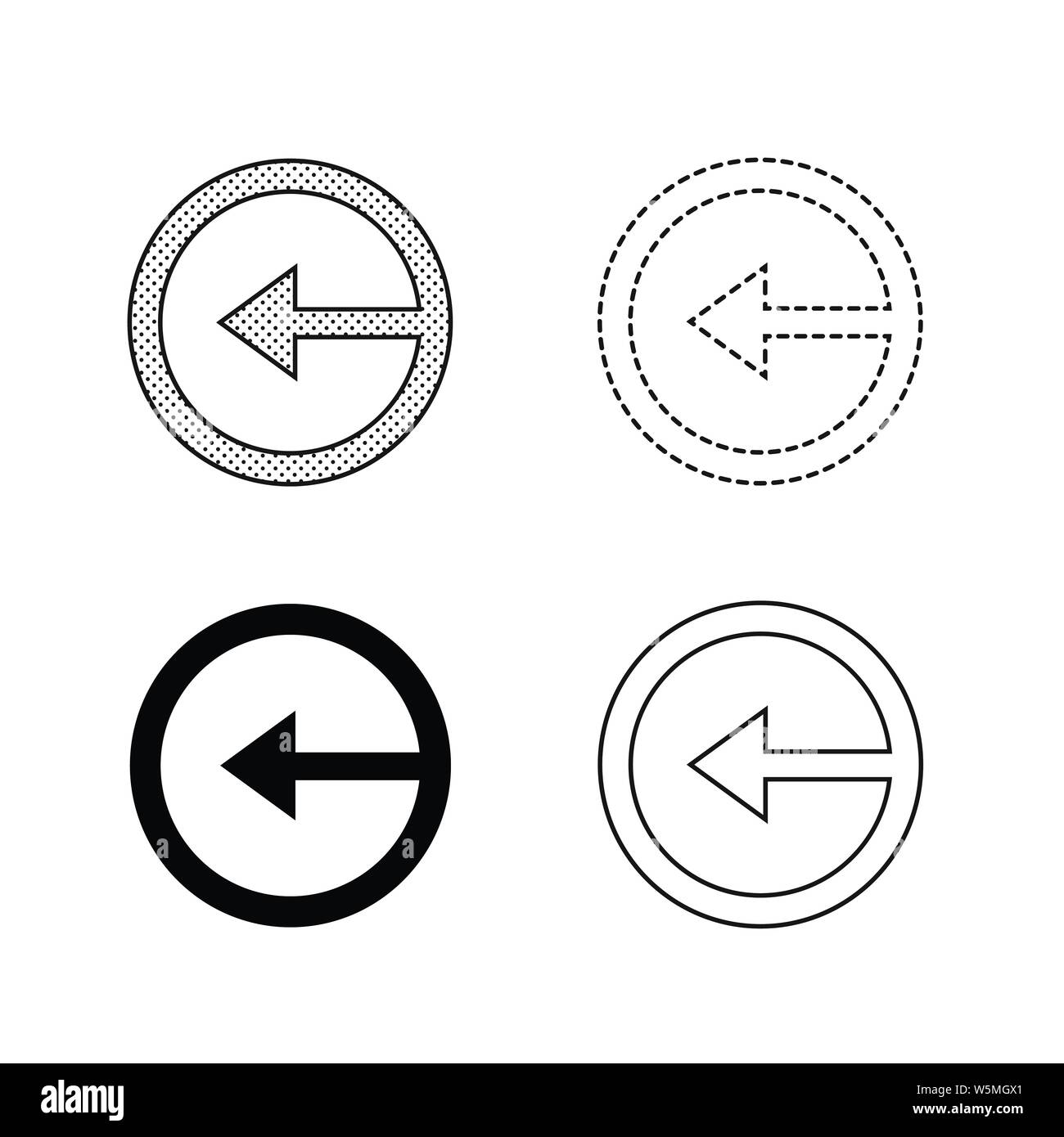 Vector arrow icon illustration Stock Vector Image & Art - Alamy