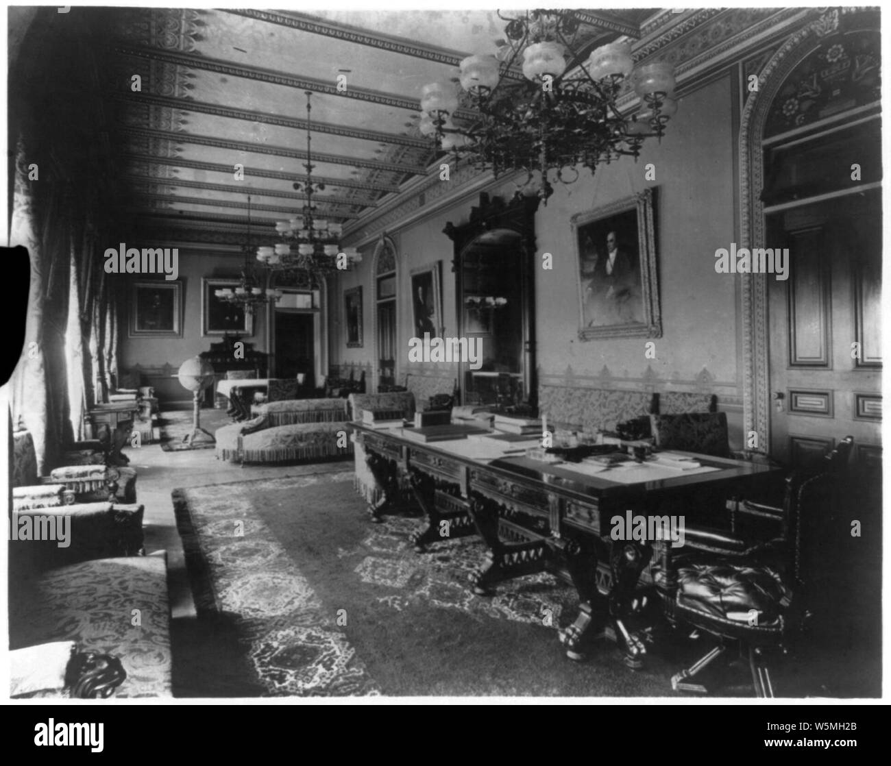 D.C. Washington. State, War and Navy Building. Interior. Reception Room ...