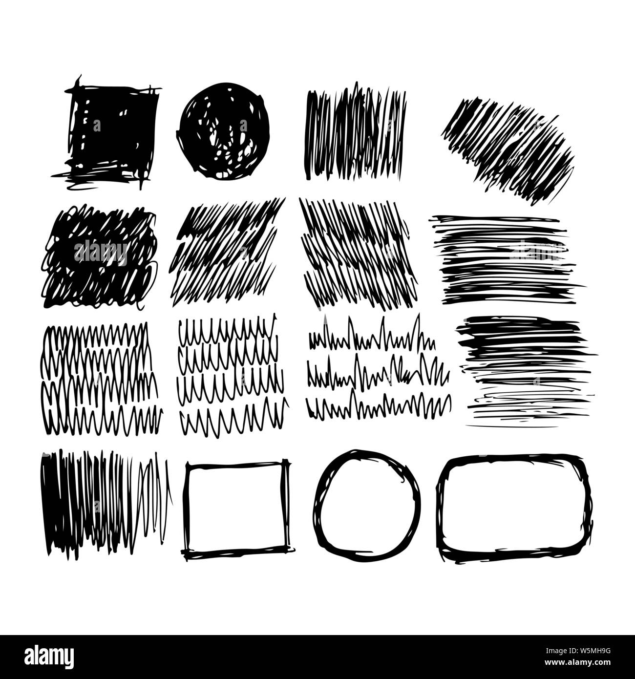 Hand drawn ink sketch line Stock Vector Image & Art - Alamy